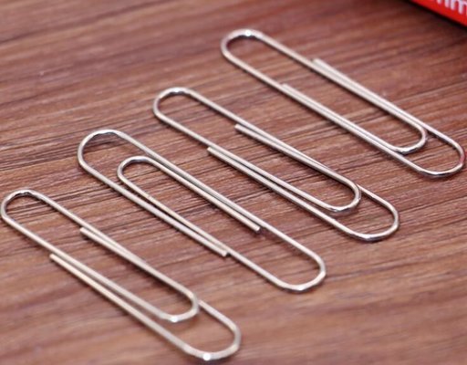 China 100 PCS/Box Zinc Finish 50mm Round Metal Paper Clips For Office Stationery supplier