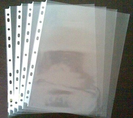 China Letter Size 8.5X11&quot; Clear 11 holes PVC Sheet Protector Page Protector supplier