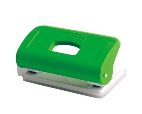 China Green Color 5.5 mm Hole 2 Holes Paper Punch for 10 Sheets Capacity supplier