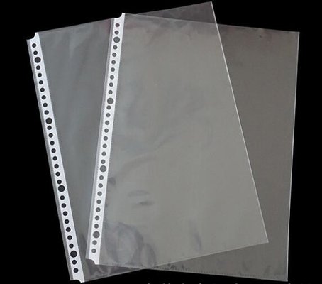 China 30 holes A4 PP L corner clear Sheet Protector Page Protector for office documents supplier