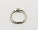 Silver Nickel Finish 14mm(9/16&quot;) Metal Loose Leaf Ring Book Binding Ring Hinged Snap Ring supplier