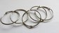 Silver Nickel Finish 14mm(9/16&quot;) Metal Loose Leaf Ring Book Binding Ring Hinged Snap Ring supplier