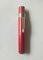 Red Color Glossy Finish Pen Styple Aluminum Alloy Chalk Holder supplier