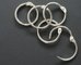 Pvc Tube Package Metal nickel 38mm(1-1/2&quot;)loose leaf ring book binding ring hinged snap ring supplier