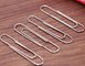 100 PCS/Box Zinc Finish 50mm Round Metal Paper Clips For Office Stationery supplier