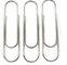 Zinc Finish 78mm Jumbo Round Metal Paper Clips For Office Stationery supplier