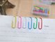 25mm Of 100pcs/Box Vinyl Coated Color Paper Clips For  Office Supplies supplier
